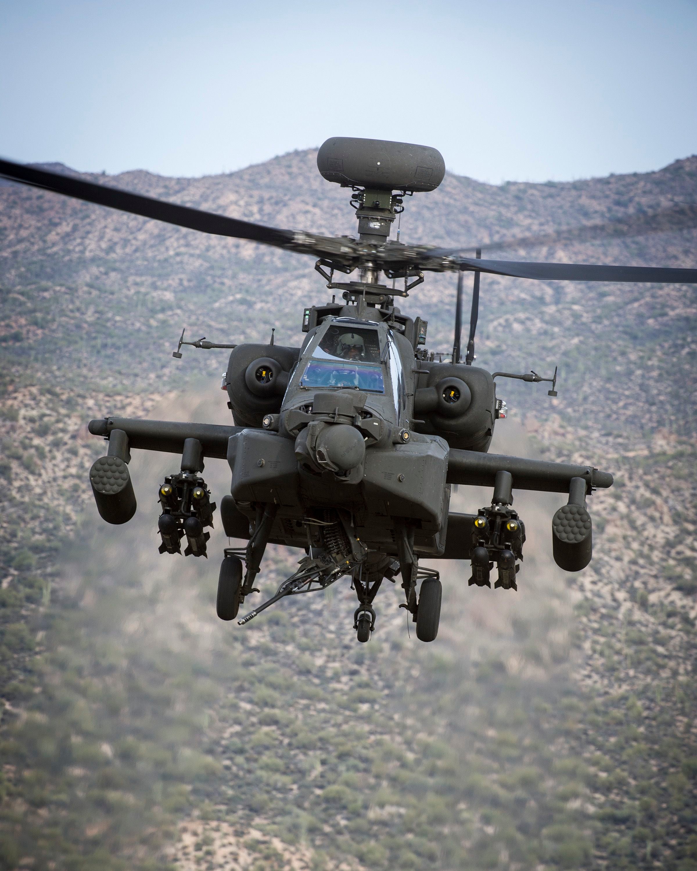 British Apache Helicopter