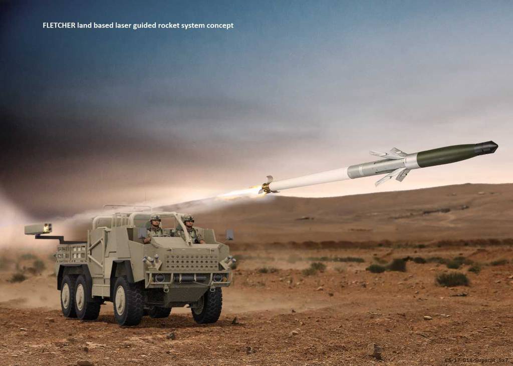 Introducing Fletcher, a vehicle-mounted, laser-guided rocket launcher