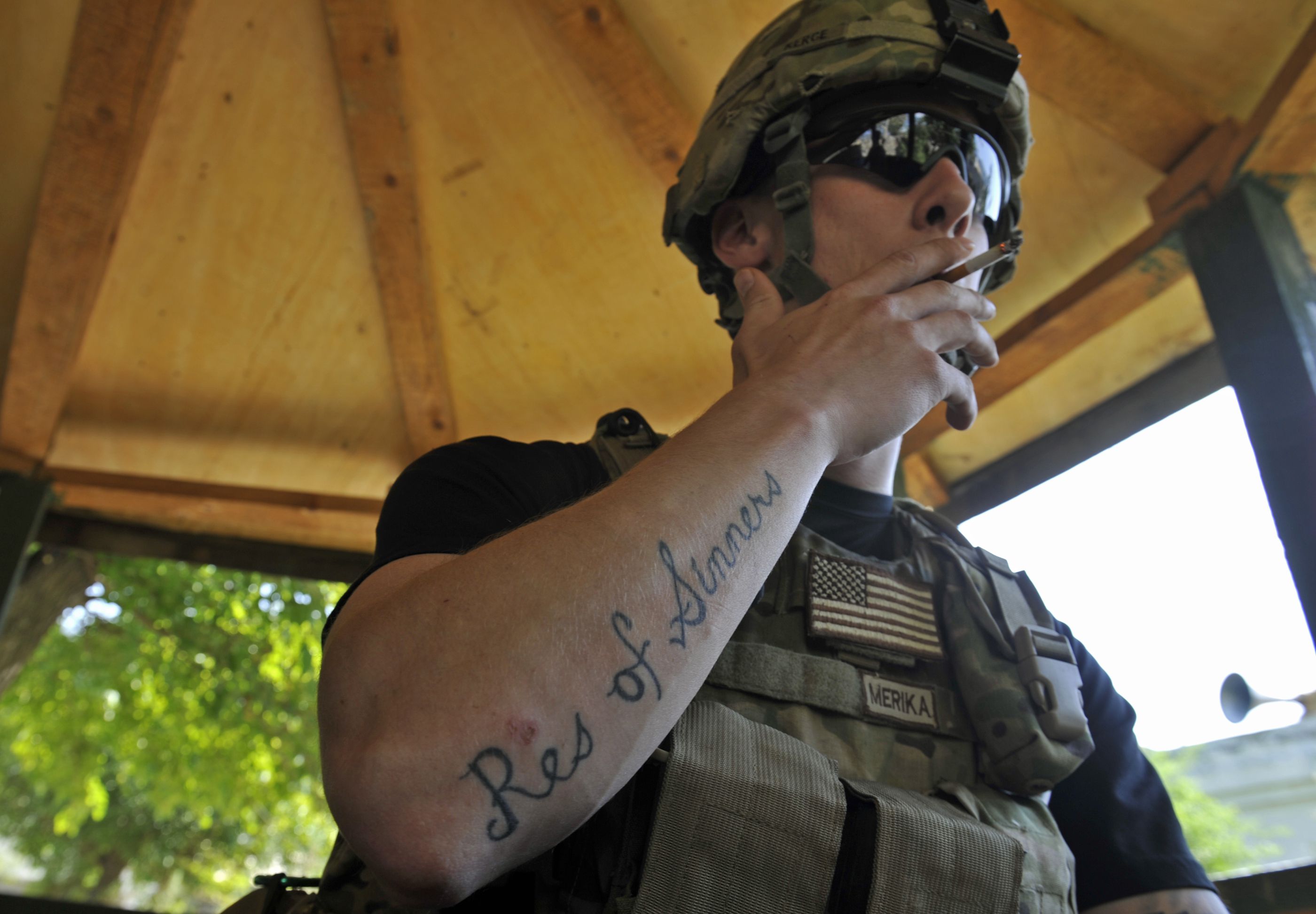 Army Infantry Logo Tattoo