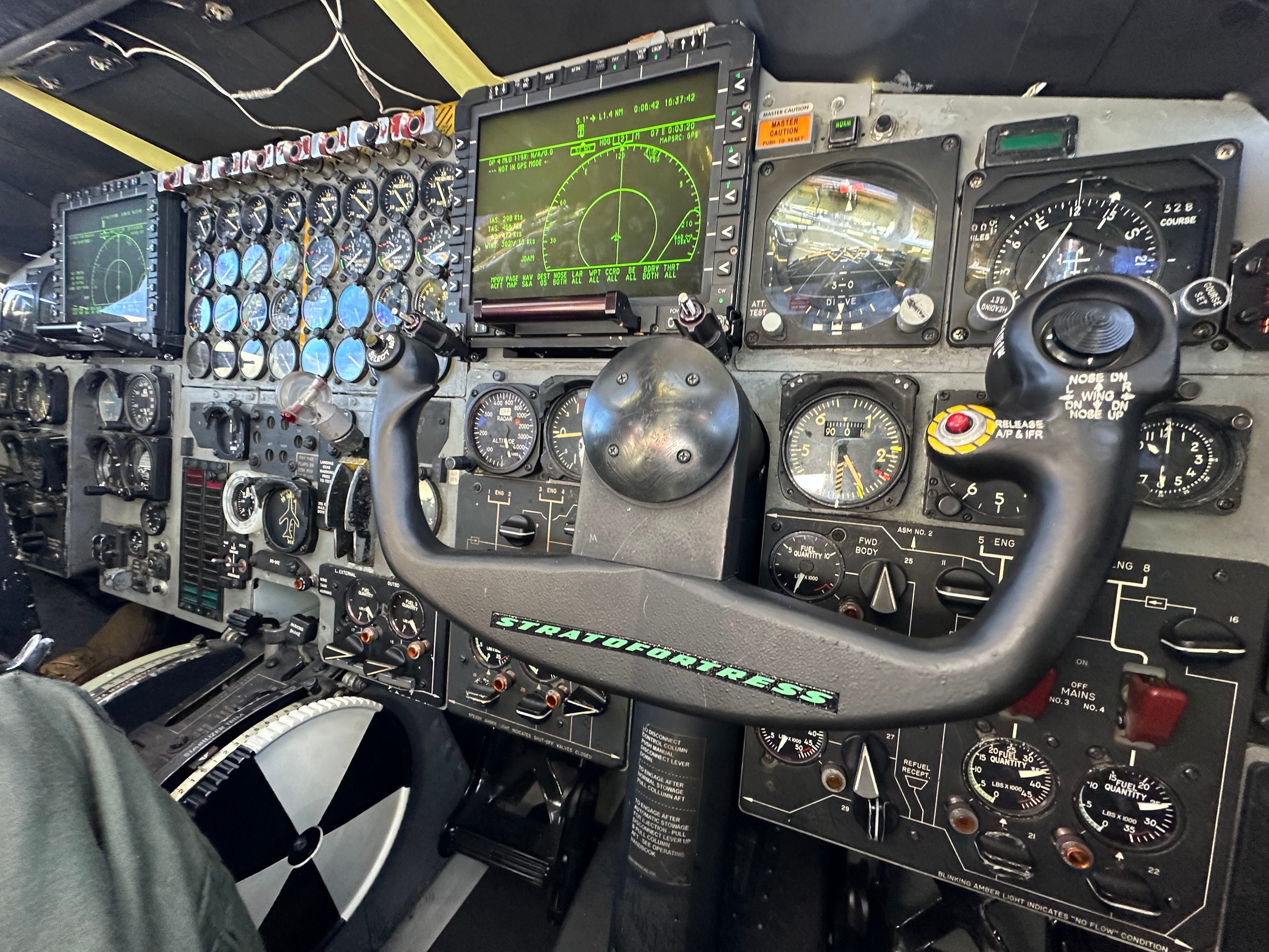 B52 Cockpit Take A Seat Next To The B 52 Heavy Bomber's Radar