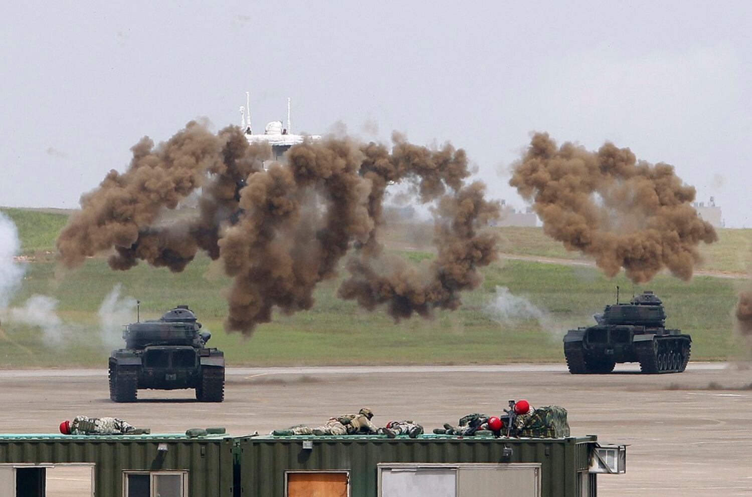See Taiwan’s military simulate a fight against a Chinese attack