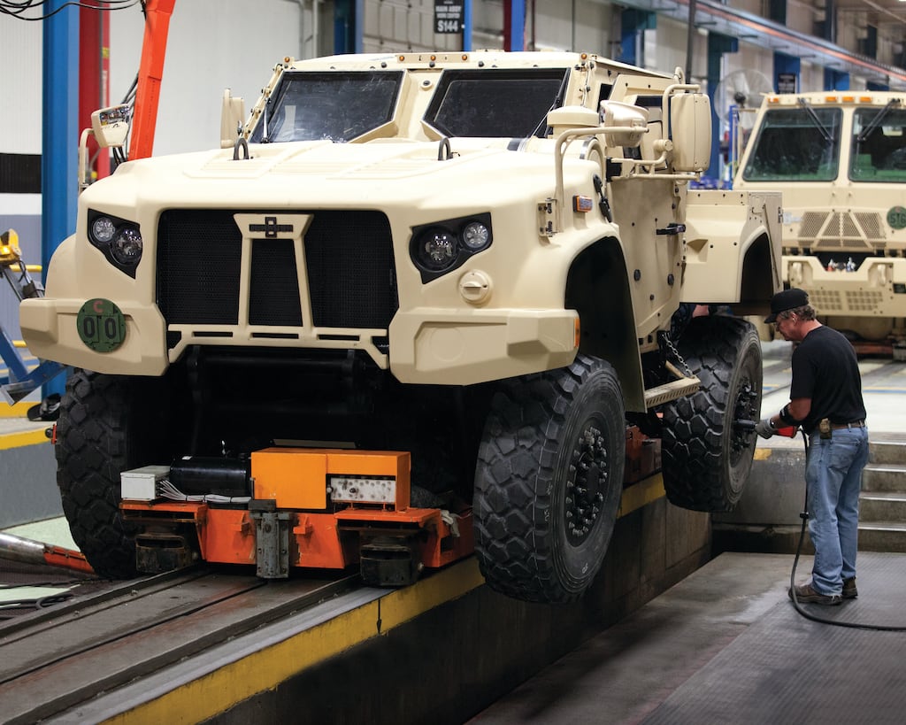 Oshkosh to shutter JLTV line next year if protest fails