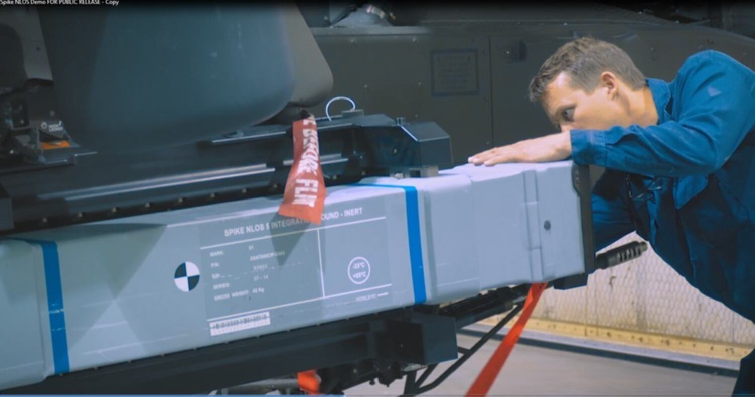 Spike missile heads toward long-range precision munition shoot-off