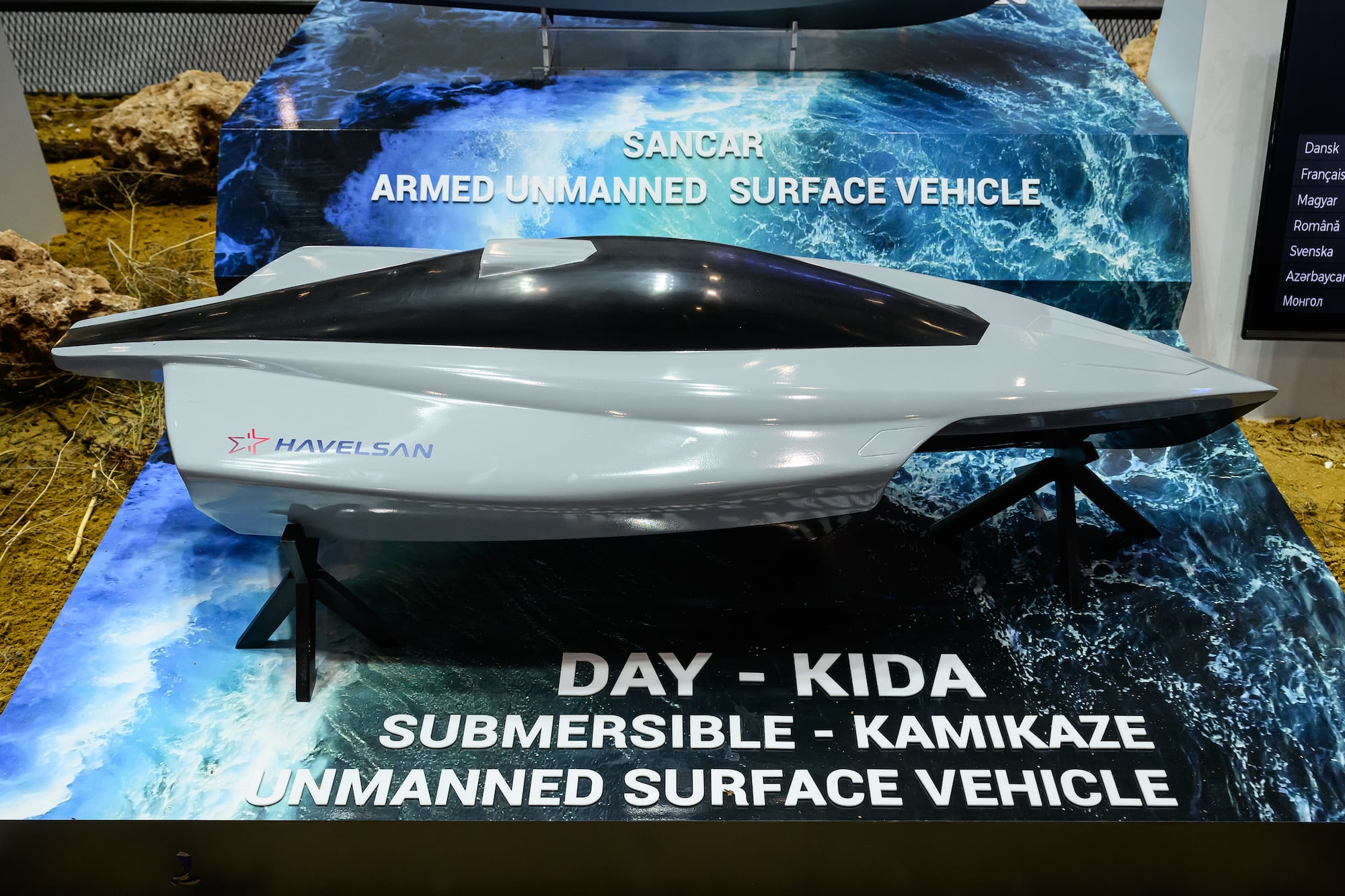See the weapons on display at DSEI — golden gun included