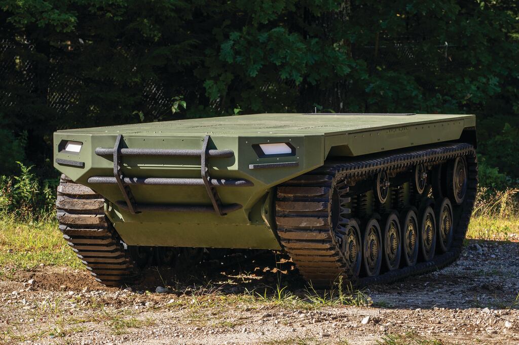 Textron unveils its ground robot — that can swim