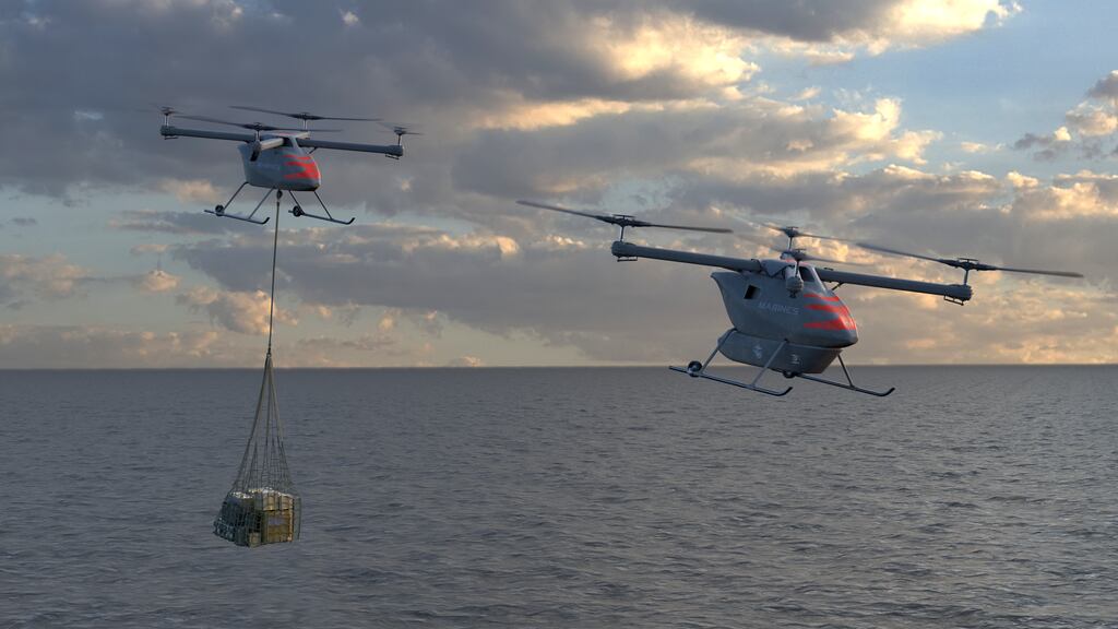 Kaman unveils medium-lift UAV to resupply distributed Marine Corps forces