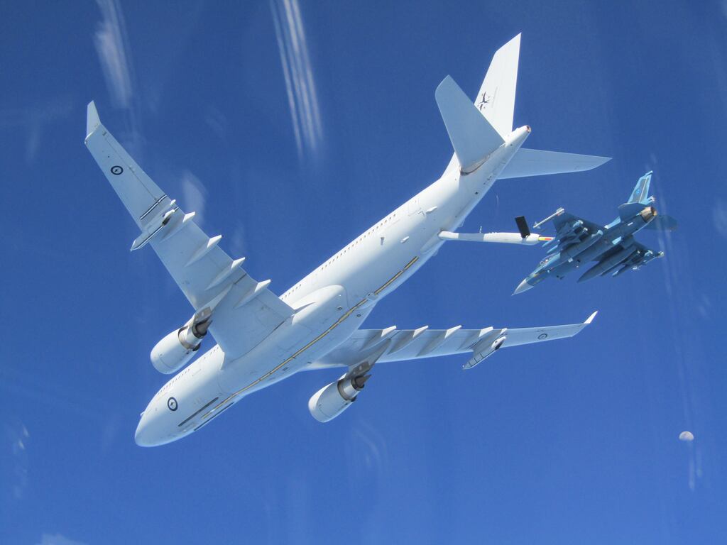In first, Australian tanker refuels Japanese jet midair