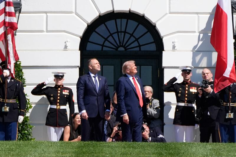 U.S. troops will stay in Poland, Trump assures Polish leader