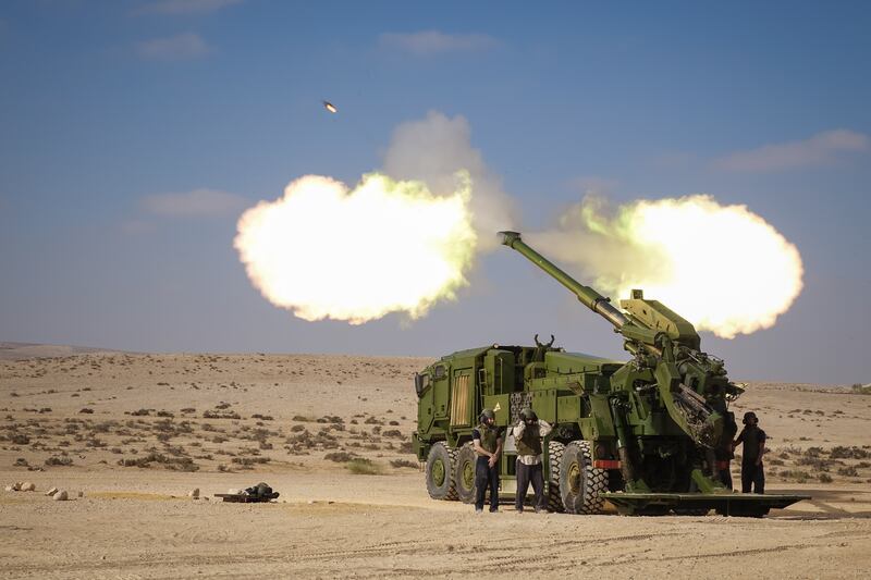 US Army mobile howitzer shoot-off participants emerge