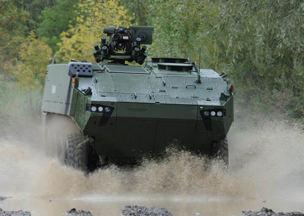Romania-General Dynamics agree to locally manufacture Piranha armored ...
