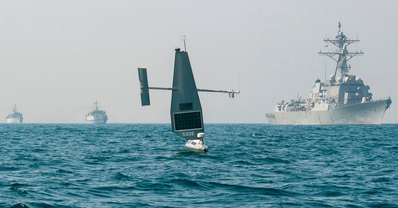 Navy boosting USV presence, network capability in Middle East