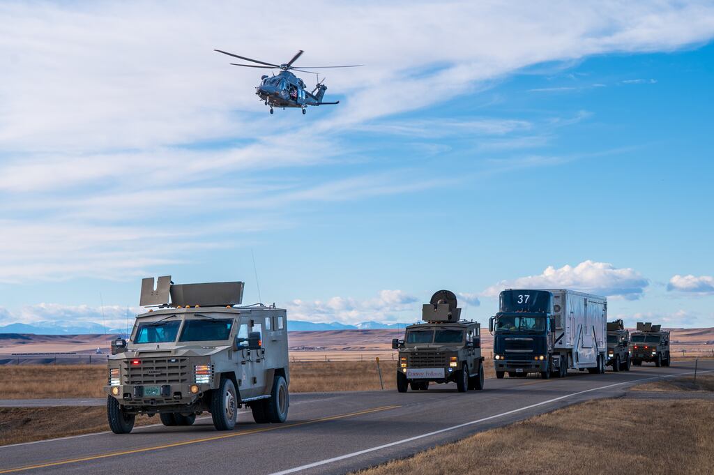 Grey Wolf Helicopter Flies First Operational ICBM Security Mission ...
