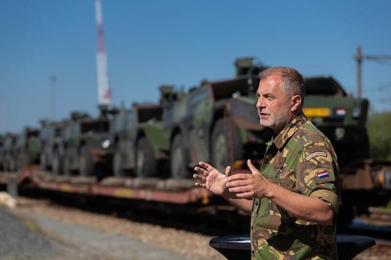 Dutch military adds railway steel to rush troops to NATO’s east flank