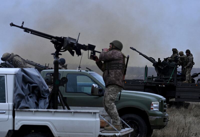 Ukrainian forces rig machine gun networks to down Russian drones