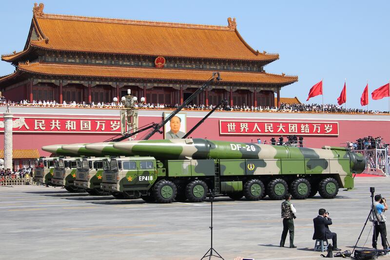 China to parade new missiles in Beijing, including ‘Guam Killer’