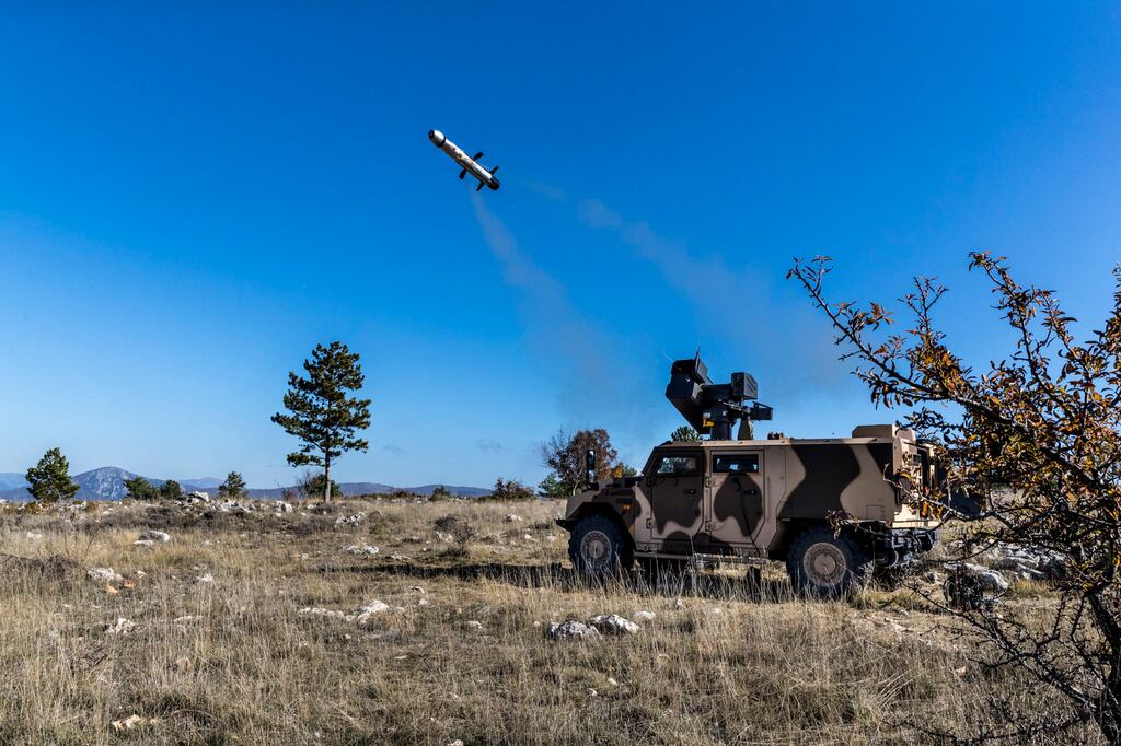 MBDA fires new anti-tank missile from unmanned turret on 4x4 vehicle