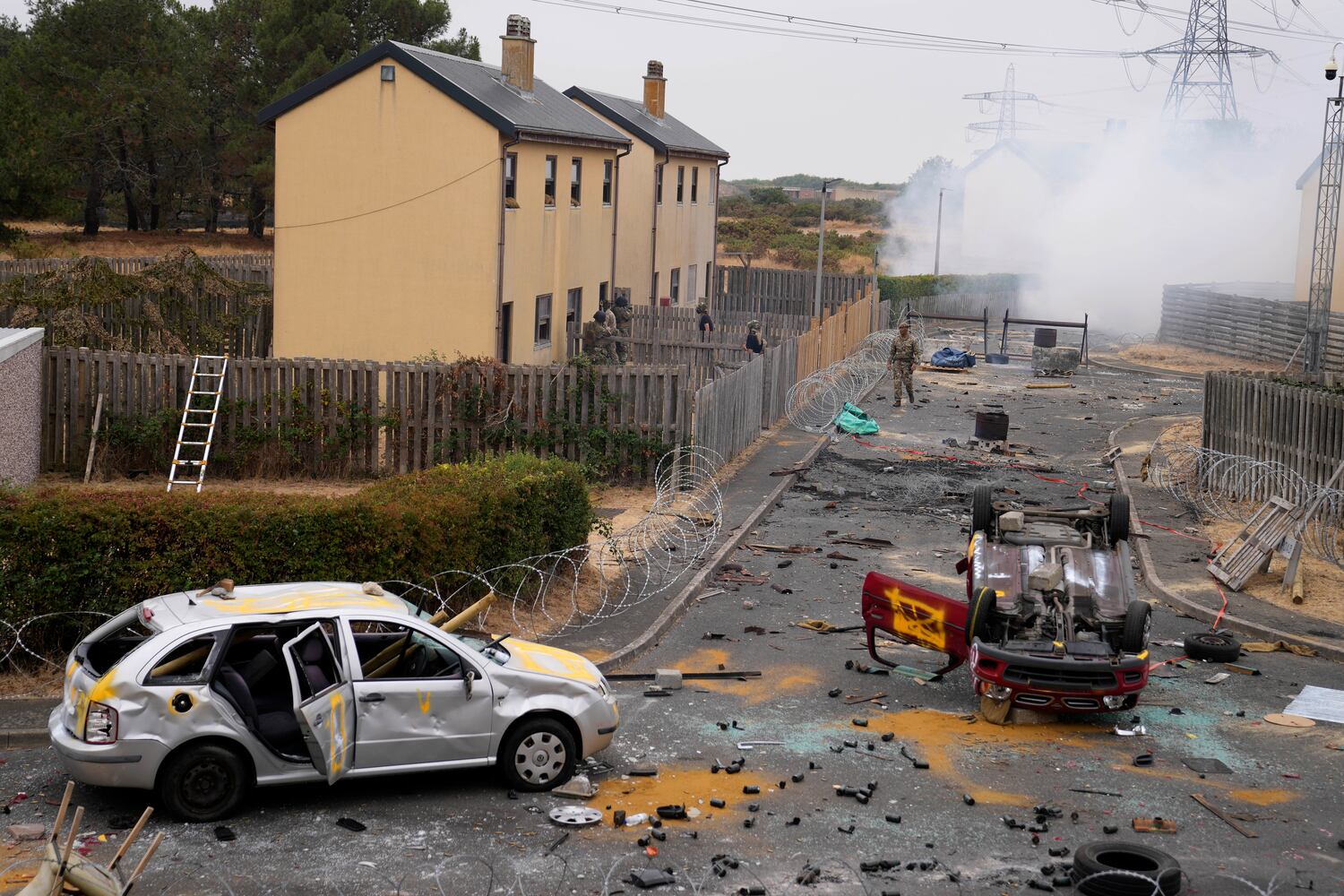 See Ukrainian troops go through urban combat training in the UK