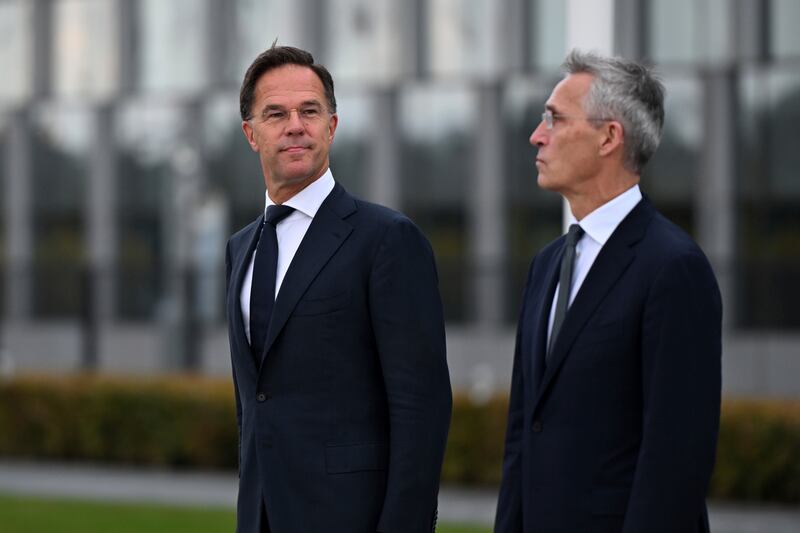 NATO’s longtime chief hands over to former Dutch premier Mark Rutte