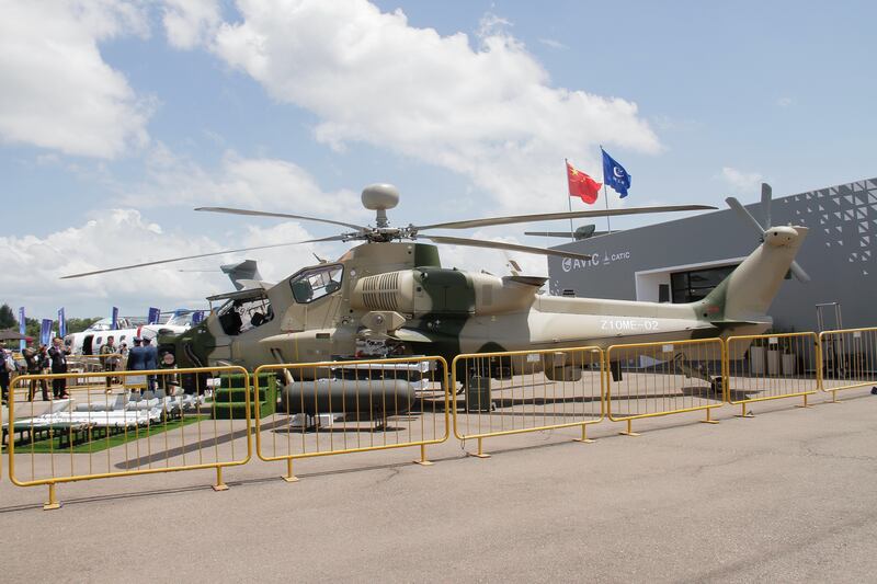 China unveils export version of attack helicopter