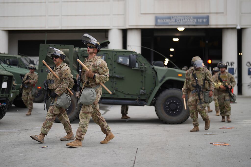 LA deployments to cost $134 million and last 60 days, Pentagon says