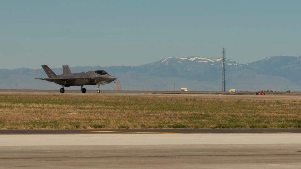 F-35A engine fire at US Air Force base sparked by strong tailwinds