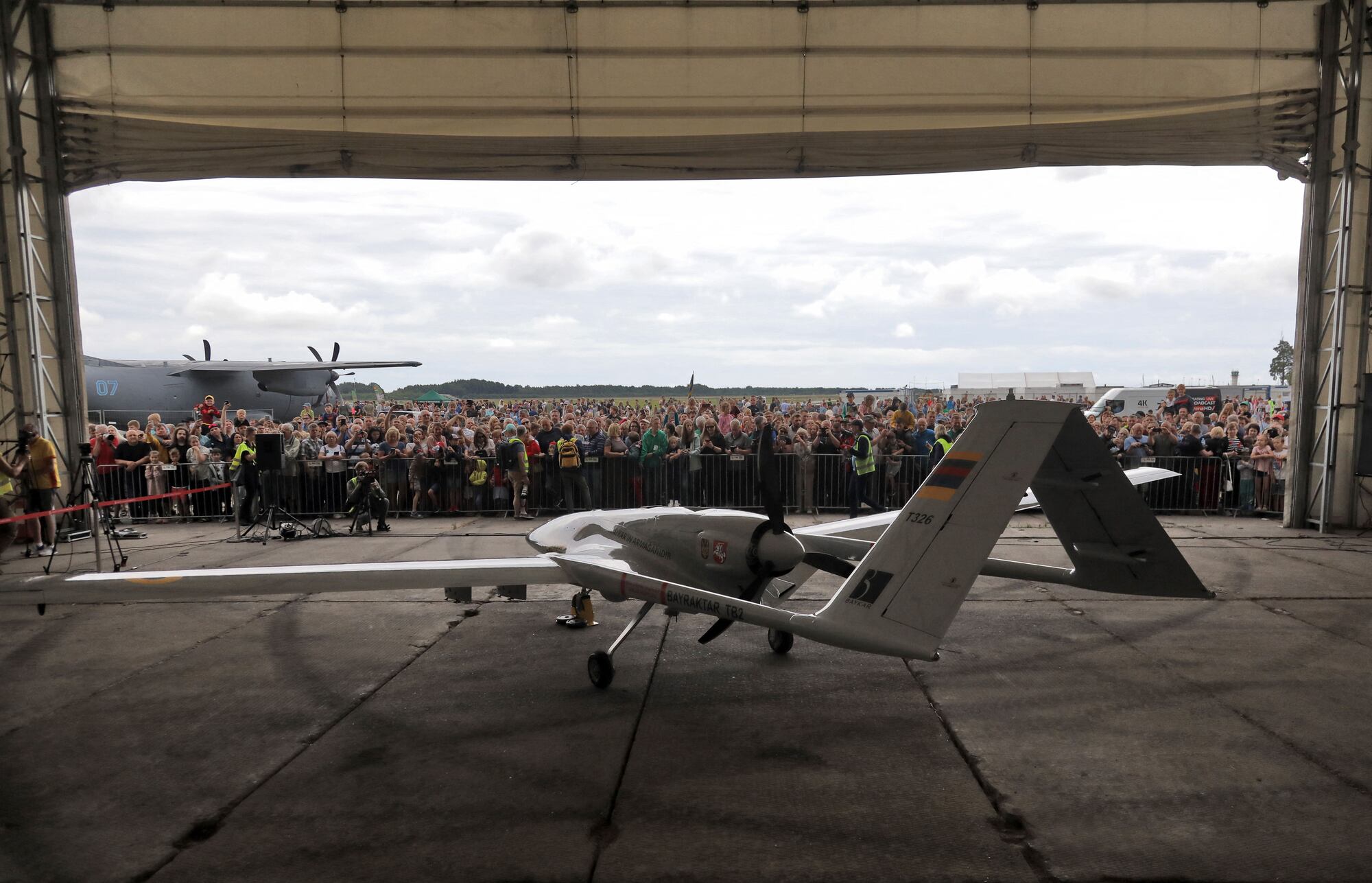 See the TB2 drone heading to Ukraine after a Lithuanian crowdfunding drive