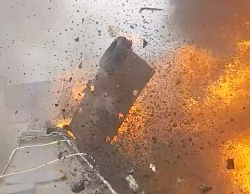 French Navy rams explosive drone boat into cargo vessel in live test