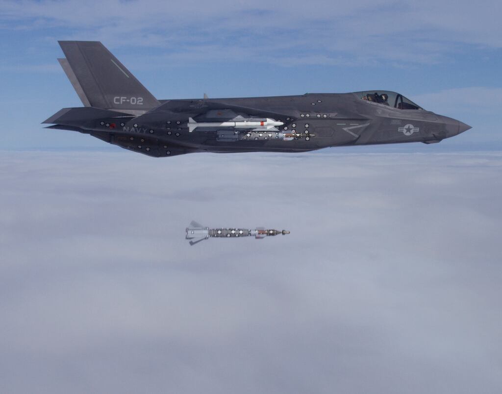 F-35 Conducts First External Weapons Release