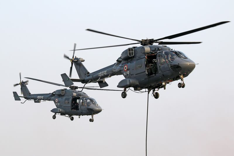 Safety fears keep most of India’s go-to military helicopters grounded