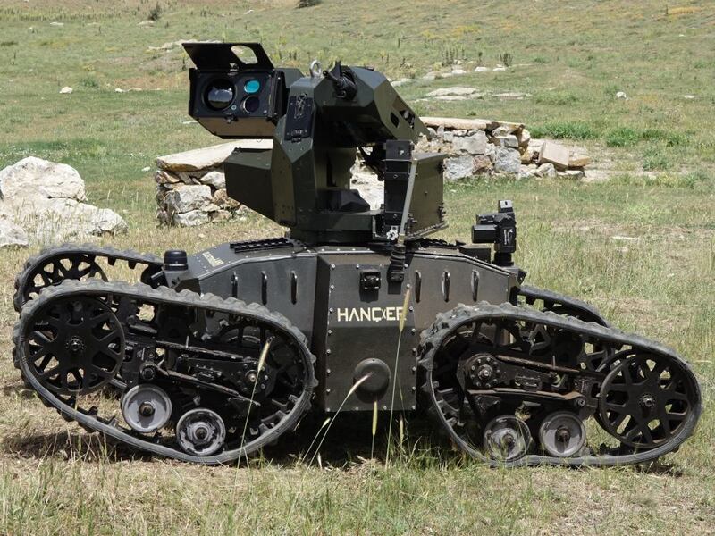 Four robotic vehicles compete for Turkish military contract