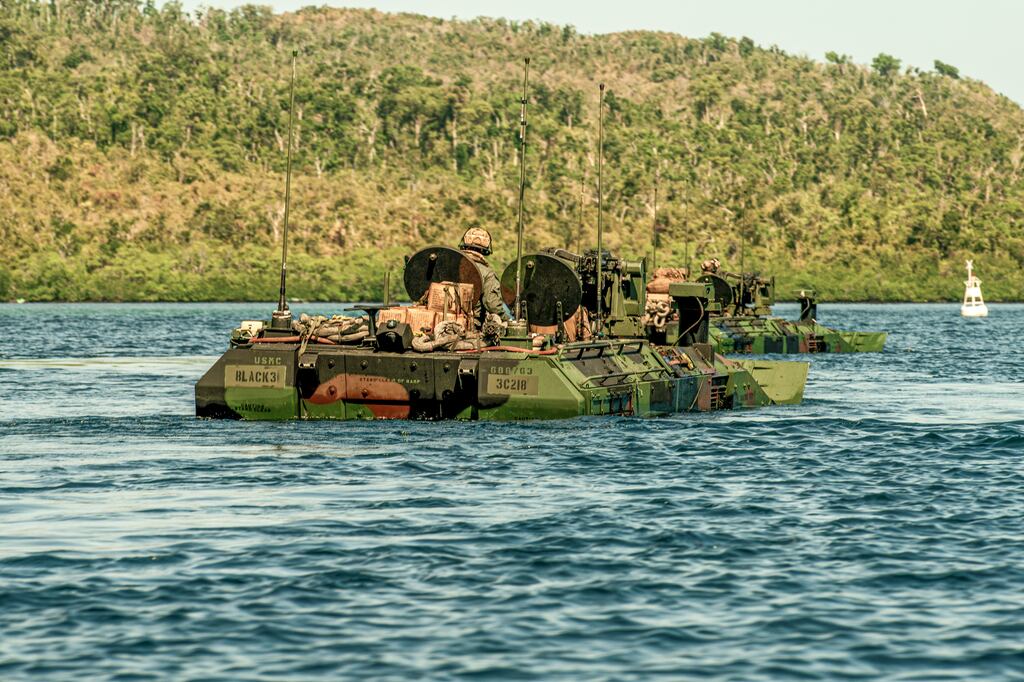 Amphibious combat vehicle’s first deployment may yield repair lessons