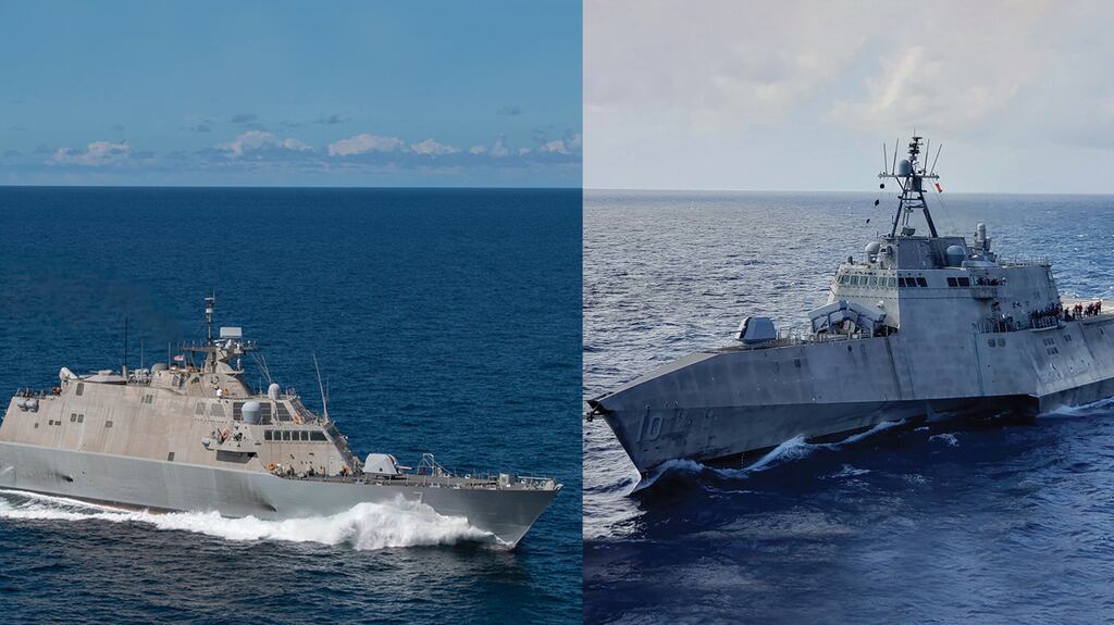 The two US Navy littoral combat ships will soon share a brain