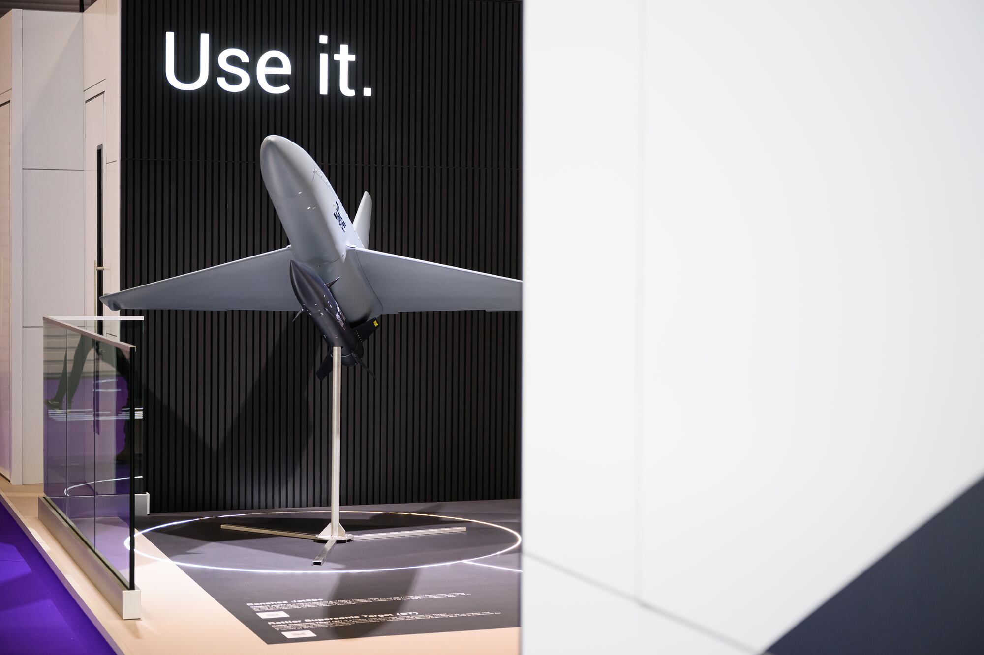 See the weapons on display at DSEI — golden gun included