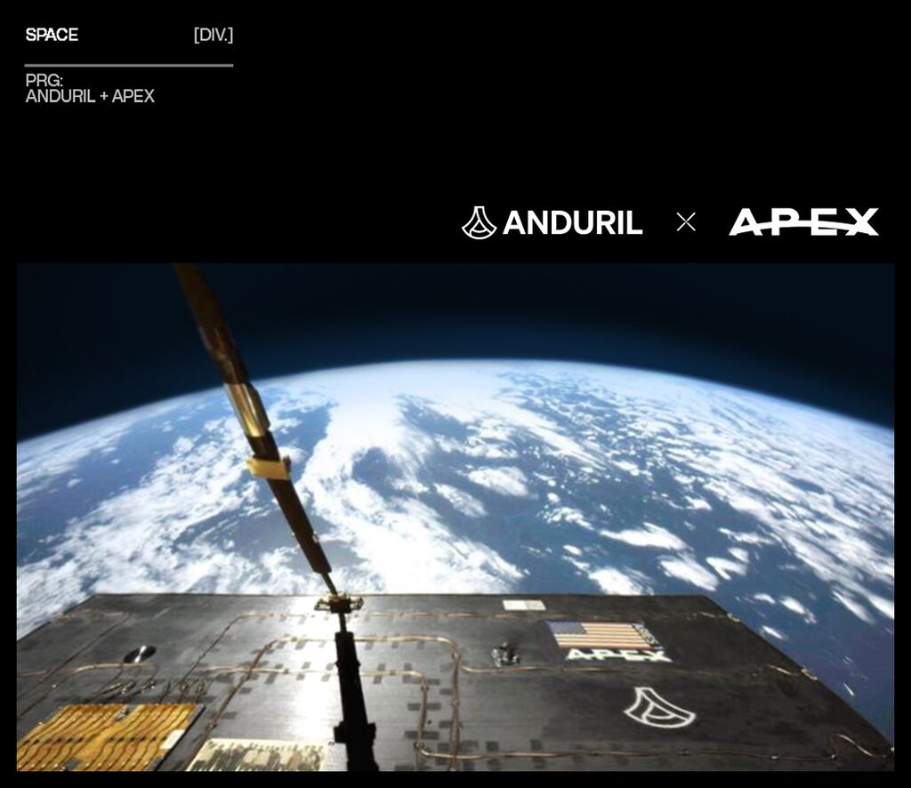 Anduril partners with satellite body supplier for 2025 space mission