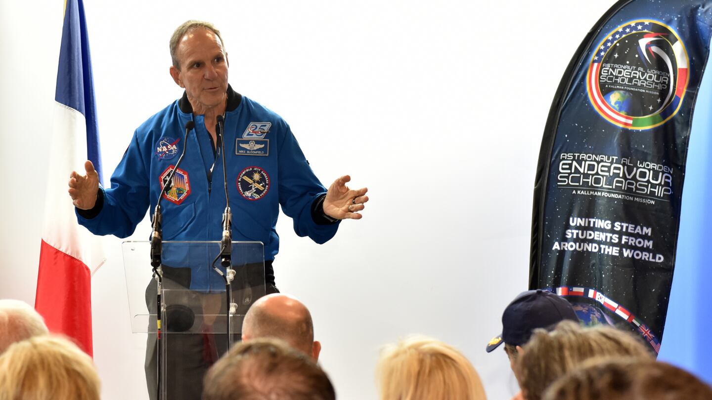 Fmr NASA Cdr is Goodwill Rep for U.S. Industry and STEM at FIDAE 2024