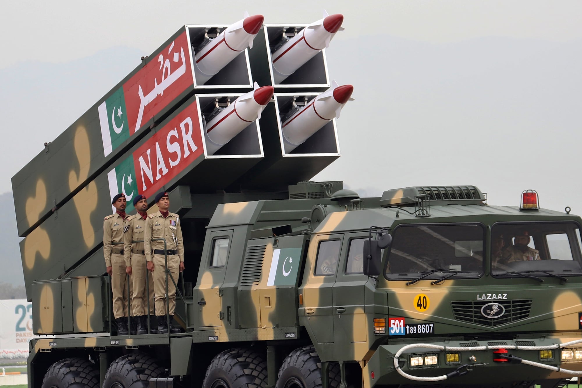Pakistan unveils aircraft and rocket programs, parades military tech