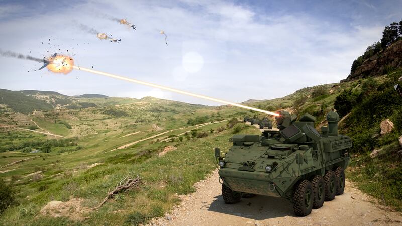 Army readies to deliver first set of Strykers with 50-kilowatt laser ...
