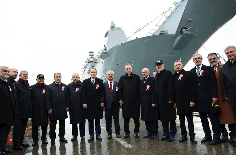 Turkey’s Navy receives its largest-ever ship, the TCG Anadolu