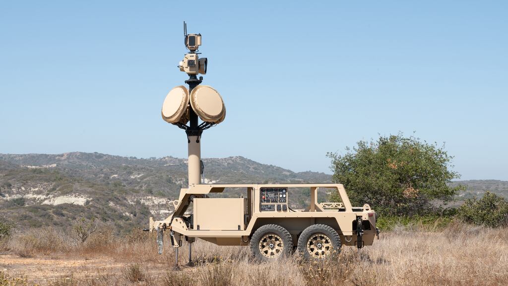 Anduril debuts wheeled version of Sentry surveillance tower