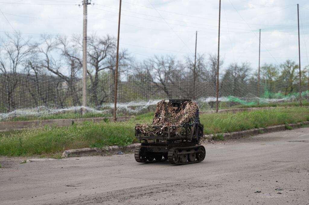 Ukraine ramps up ground robot production to spare soldiers, haul ammo ...